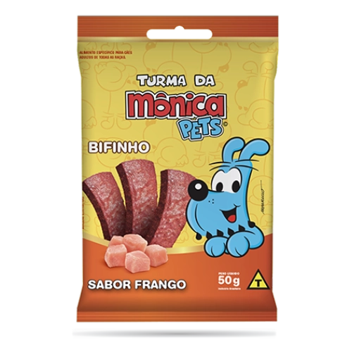 Consulado da Ração - Petisco Bifinho Turma Da Mônica Pets Sabor Frango ...